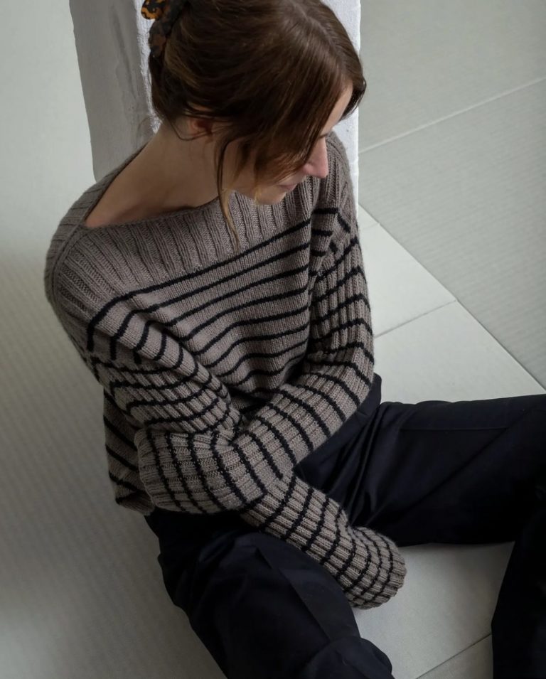 Striped sweater | Knit & Note