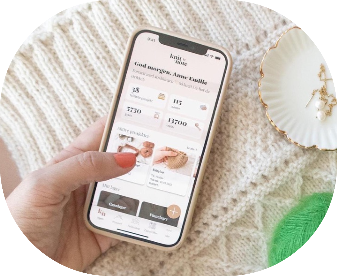Knitandnote - App for knitting and crochet